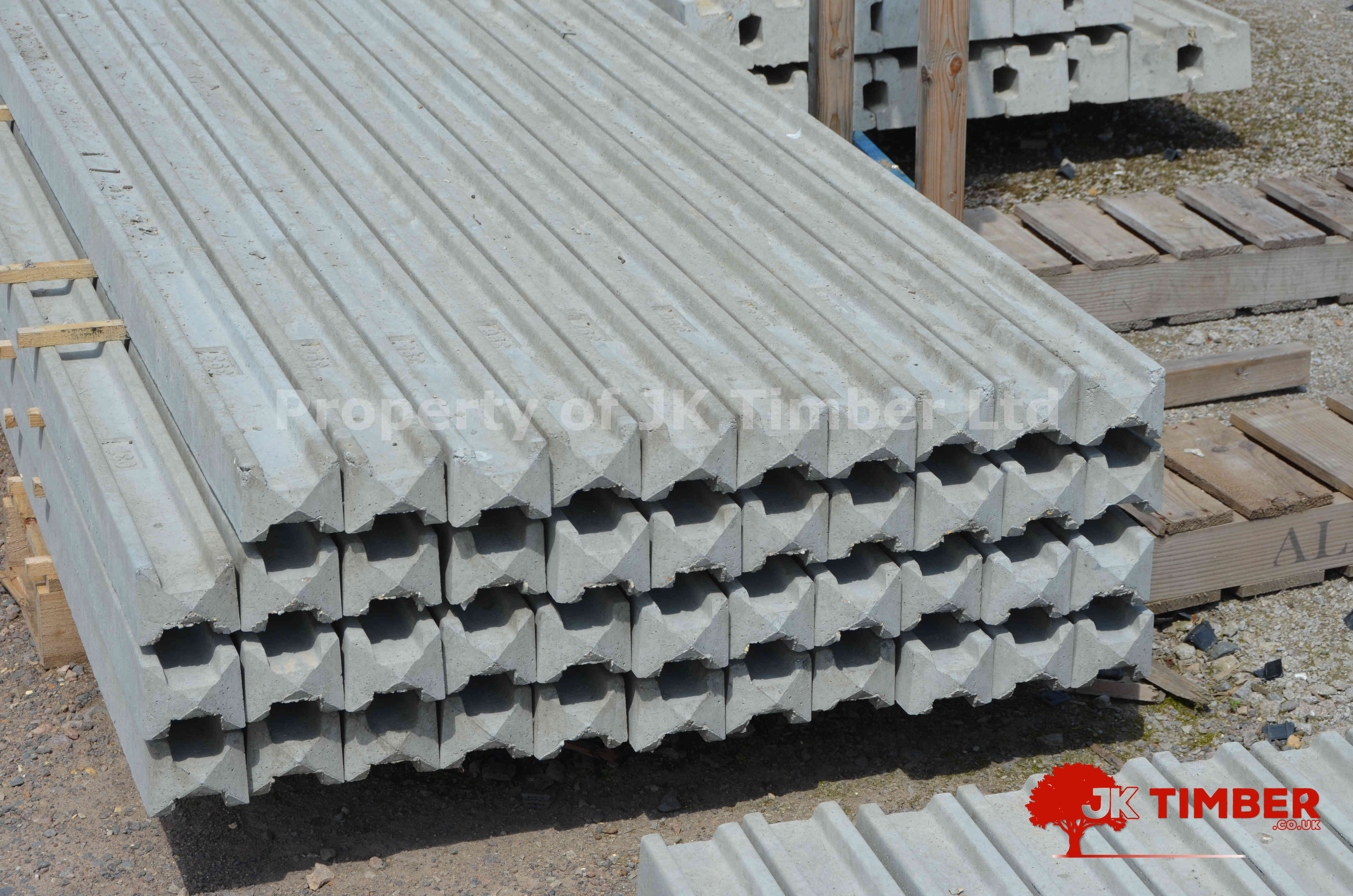 Intermediate Concrete Slotted Post (85mm x 100mm) – JK Timber