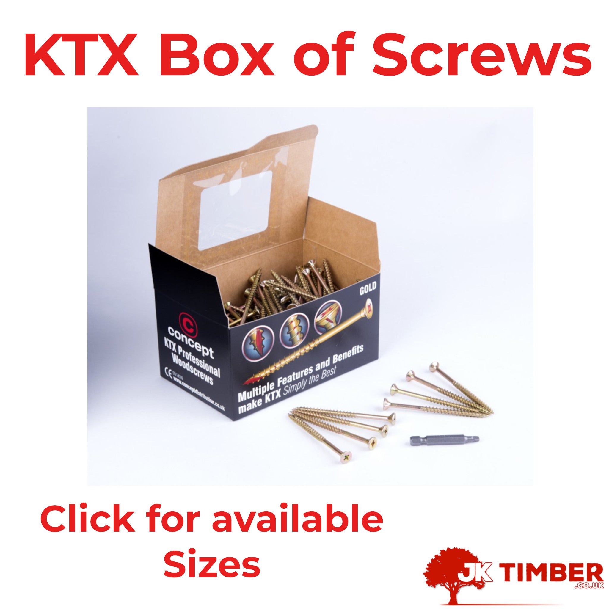 KTX Gold Box of Screws – JK Timber