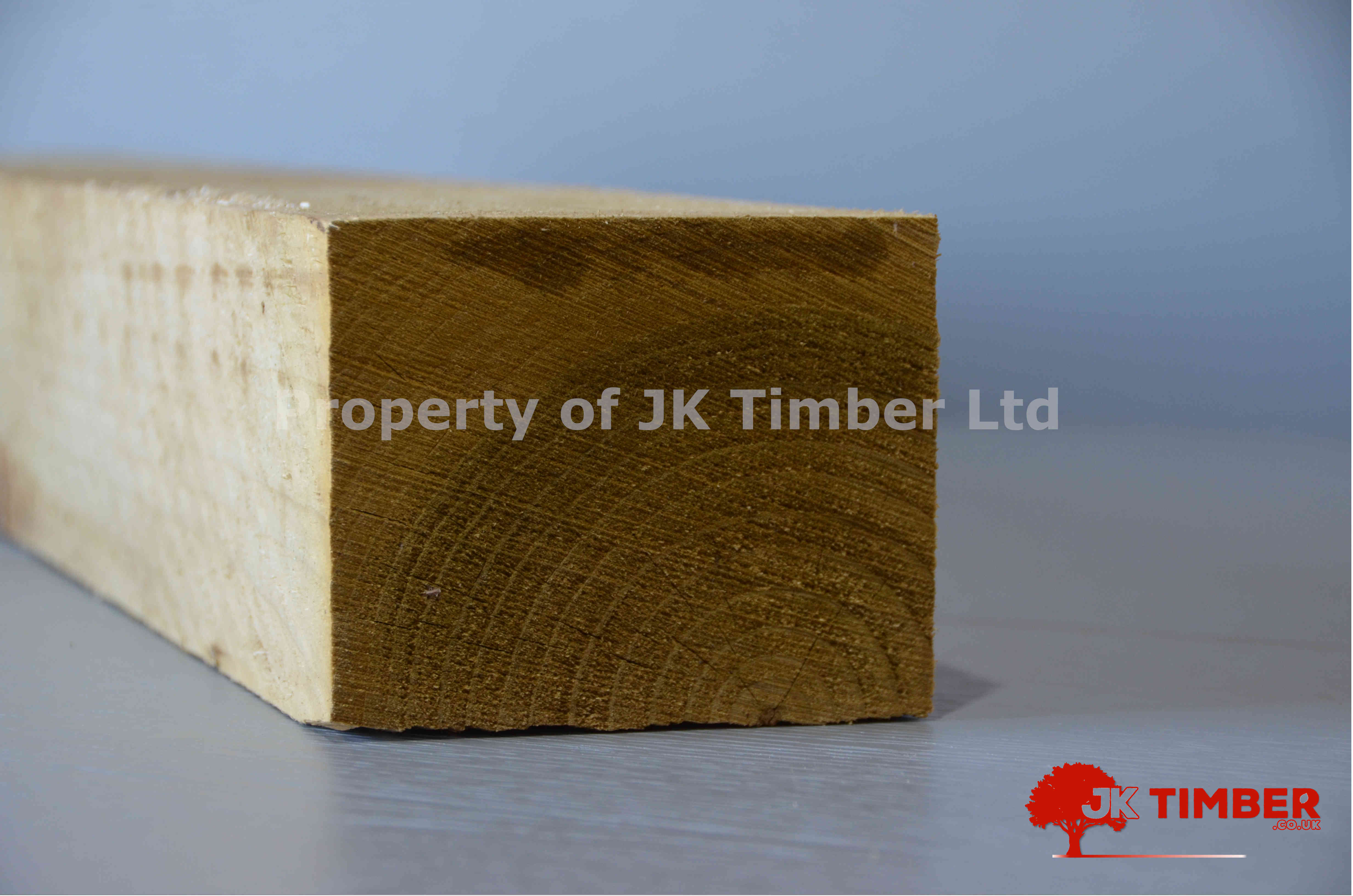 100 x 125mm (5" x 4") Treated Fence Post – JK Timber